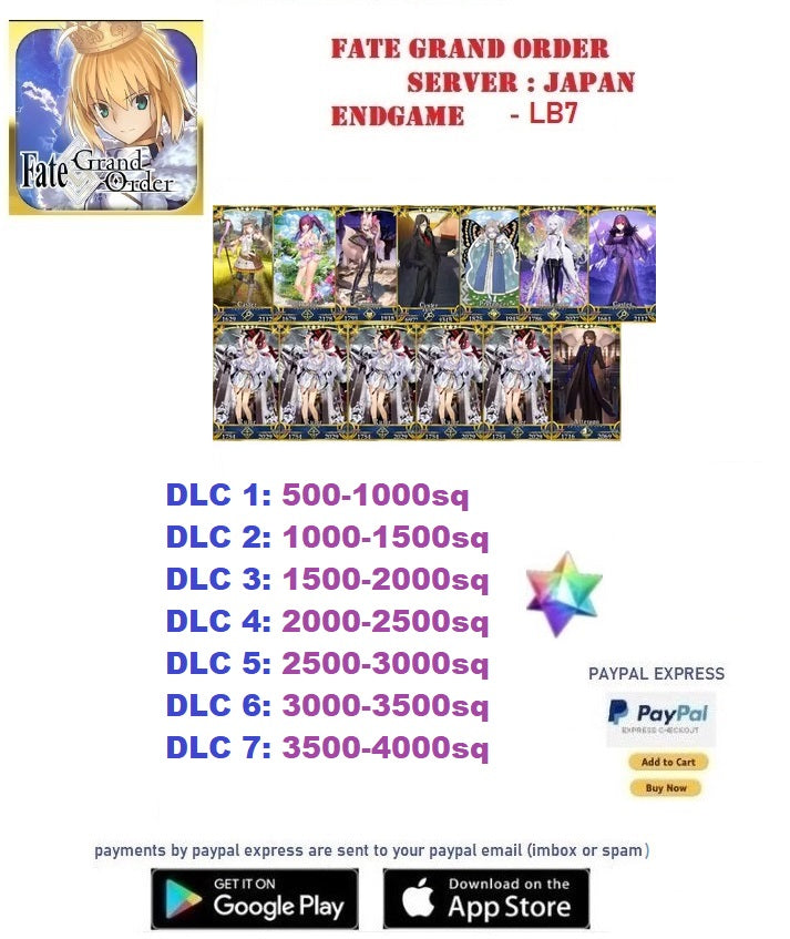 [JAPAN SERVER] Amor(Caren) NP5 500-1000 SQ Fate Grand Order FGO Endgam – Malboro18Games