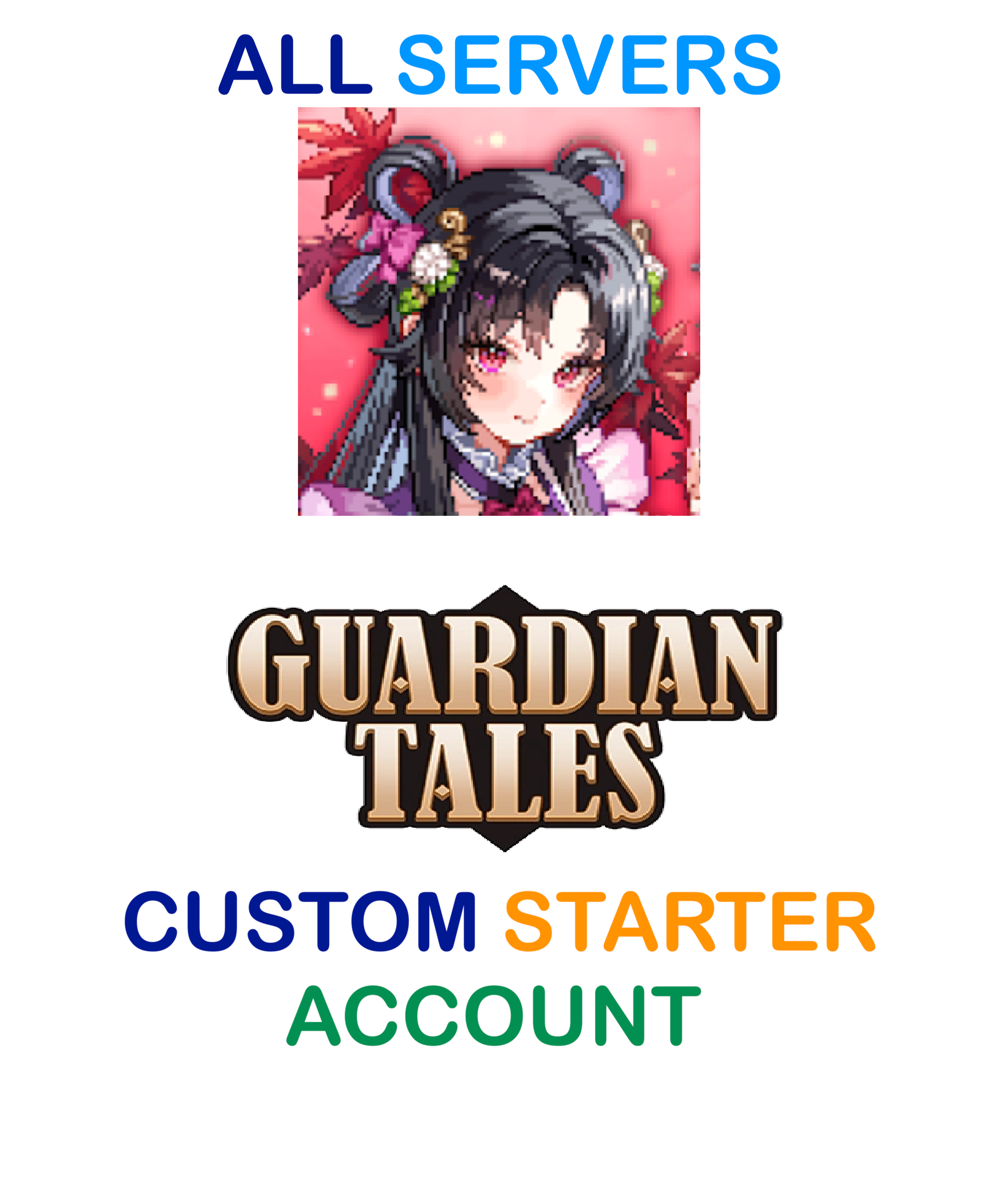 (All Servers) Guardian Tales Custom Starter Account – Malboro18Games