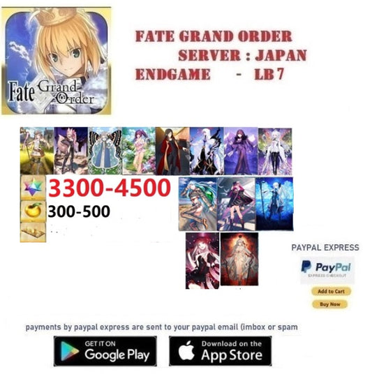 ⭐ Fate Grand Order ⭐Starters/Endgame Fresh Accounts – Page 2 – Malboro18Games